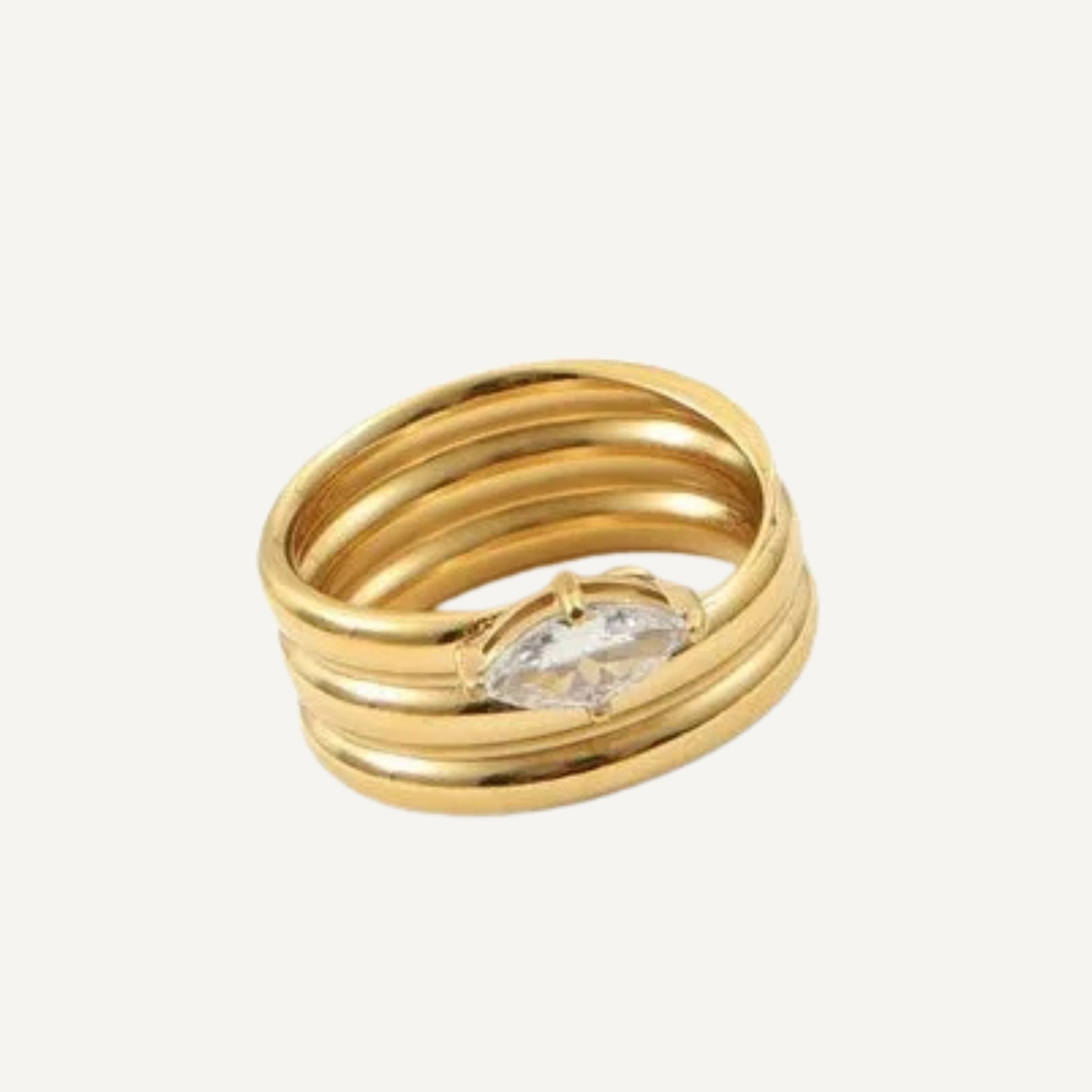 GABRIELLA CUBIC ZIRCONIA RING – Grace The Brand